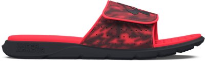Red under armour slides top