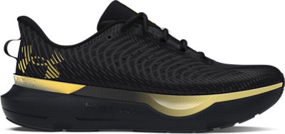 Under armour mens black tennis shoes online