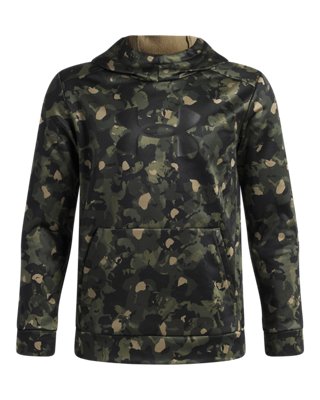 Armour Fleece® Big Logo Printed Boys' Hoodie | Under Armour Canada