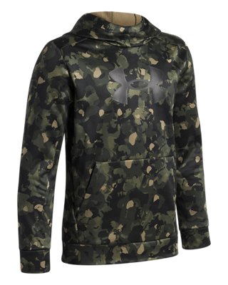 Armour Fleece® Big Logo Printed Boys' Hoodie | Under Armour Canada