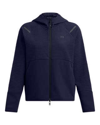 Women's UA Unstoppable Fleece Grid Full Zip | Under Armour TH