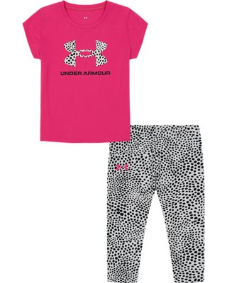 Under Armour Little Girls' UA Hand Drawn Dot Logo Set - 5119425