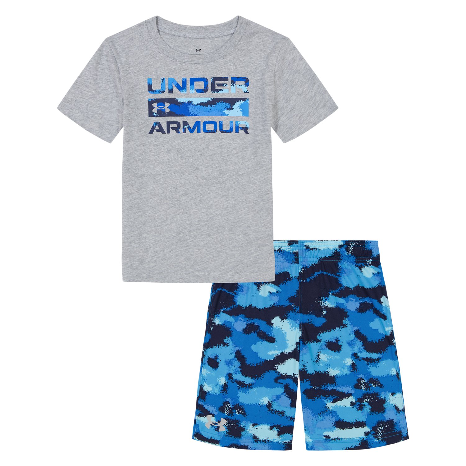 Toddler Boys UA Dissolve Camo Shorts Set Under Armour