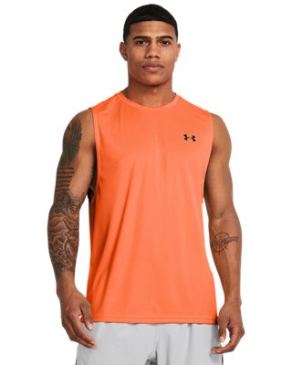 Men's Outlet Tops, Hoodies & Tanks in Orange | Under Armour