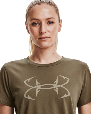 Under Armour - Women's UA Fish Hook Logo T-Shirt