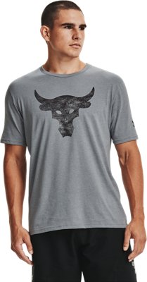 Under Armour - Men's Project Rock Brahma Bull Logo Short Sleeve