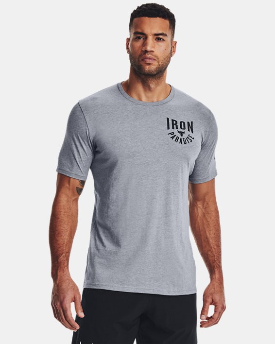 Under Armour - Men's Project Rock Iron Paradise Short Sleeve Under Armour - Men's Project Rock Iron Paradise Short Sleeve