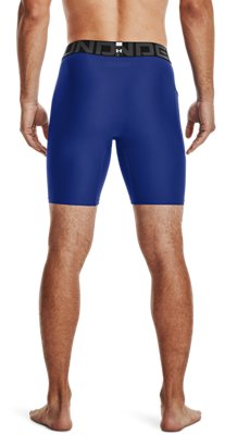 Blue under armour compression shorts sales