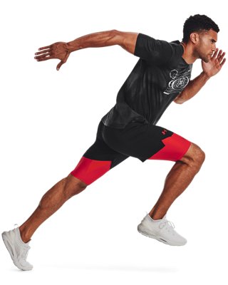 Men's UA Football All Over Print Metal Logo Short Sleeve | Under Armour HK