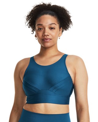 Sports Bra UA Infinity Mid Pintuck para mujer | Under Armour® México