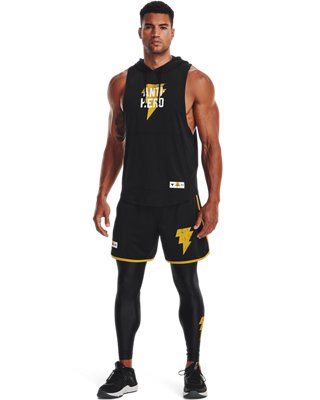 Men's Project Rock Black Adam Sleeveless Hoodie | Under Armour SG